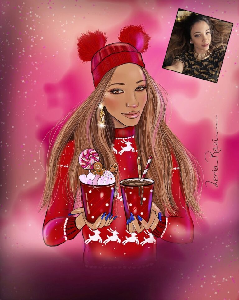 Γίνε Cartoon, Γελοιογραφία Πορτρέτο καρτούν, Lenia Razi Art